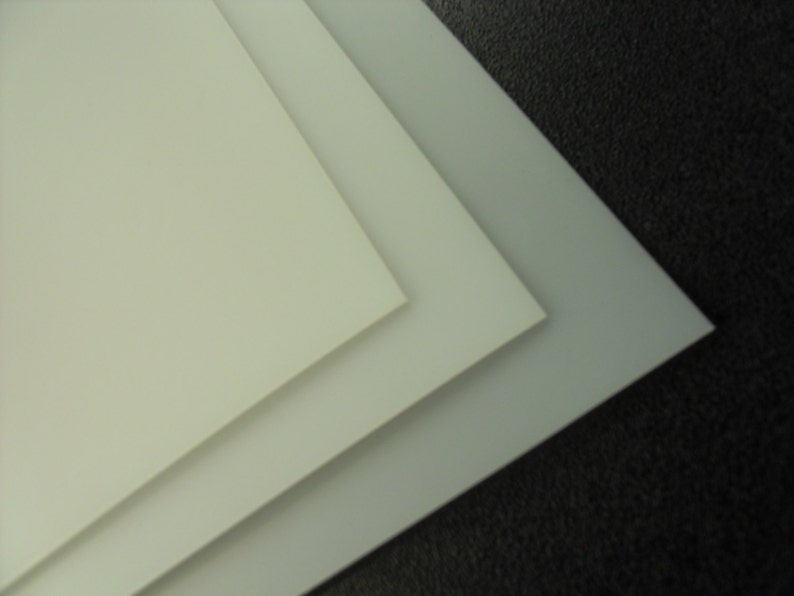 2 Flexible Lightweight Translucent HDPE Polyethylene Plastic Sheet 24 X ...
