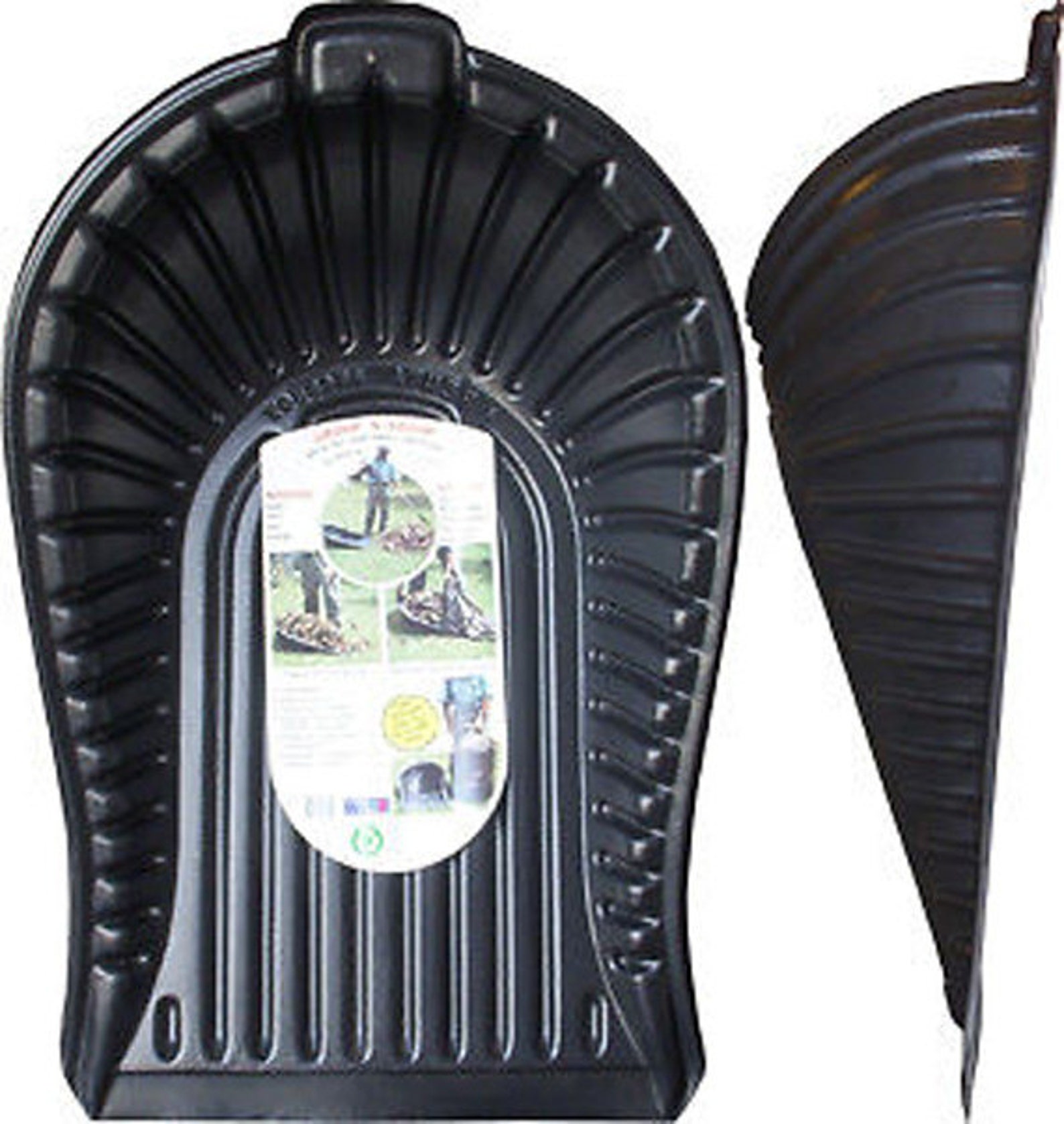 2 Huge Large 35" Garden Leaves Scoop Rake Dust Pan Loader Yard ...