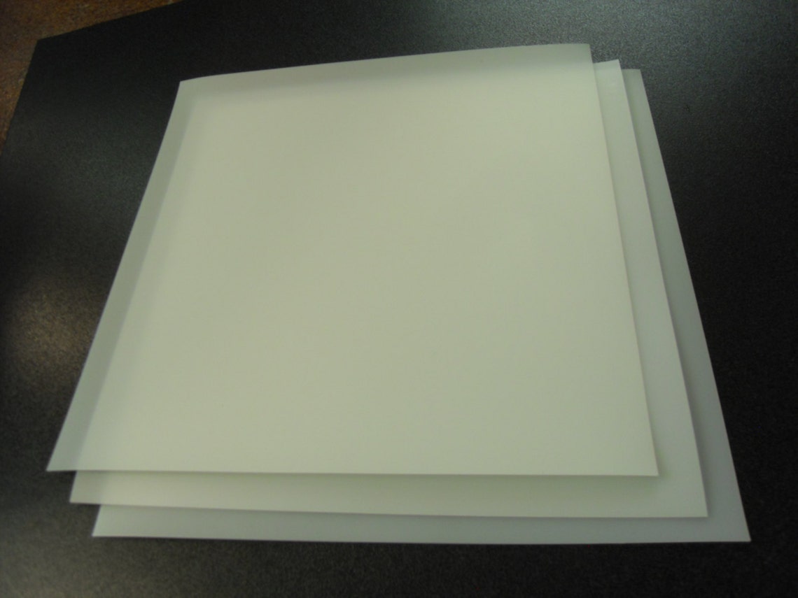 1 Flexible Lightweight Translucent HDPE Polyethylene Plastic Sheet 24 X ...
