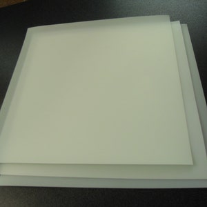 2 Flexible Lightweight Translucent HDPE Polyethylene Plastic Sheet 24 X ...