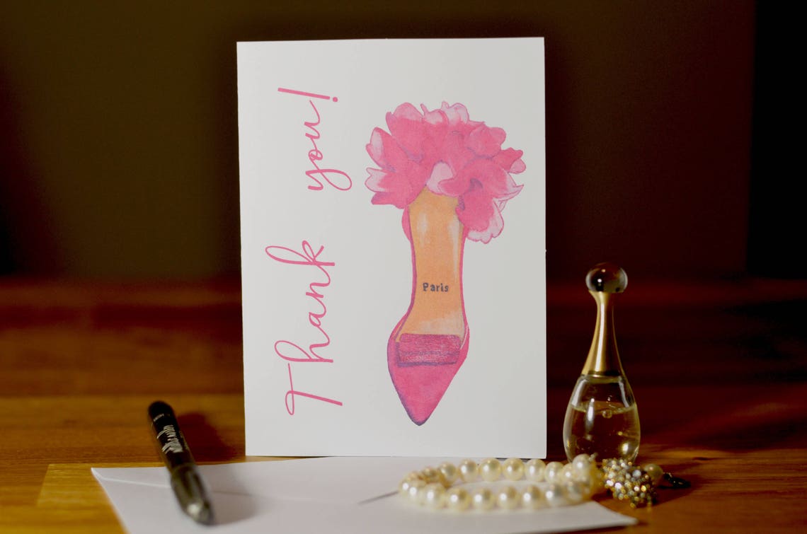 Thank You Note Cards - Etsy