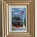 Framed Nantucket Sconset Village Needlepoint- Post Office & Rotary - Etsy