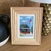 Framed Nantucket Sconset Village Needlepoint- Post Office & Rotary - Etsy