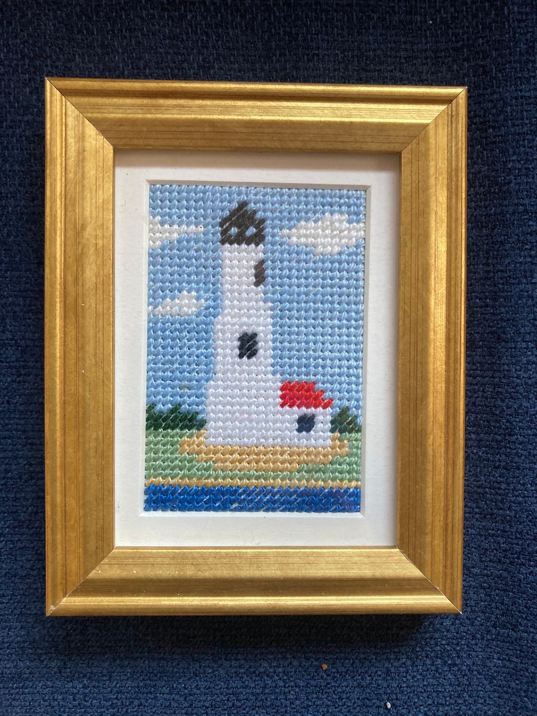 Miniature Nantucket Needlepoint Lighthouse- Great Point - Etsy