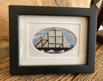 Needlepoint Ship | Etsy
