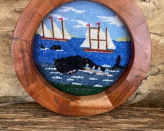 Needlepoint Ship | Etsy
