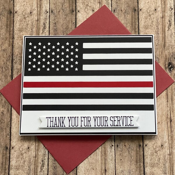 Fire Dept Thank You Cards - Etsy