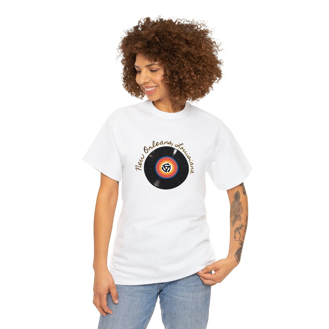 New Orleans Louisiana Record Vinyl Shirt, Turntable Vinyl Shirt ...