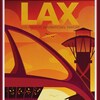LAX Los Angeles International Airport California Print 17x27 - Etsy