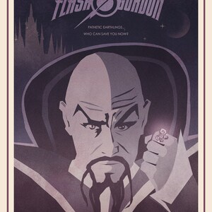 The Flash Gordon Poster 70's and 80's Sci Fi Collection Print or Canvas ...