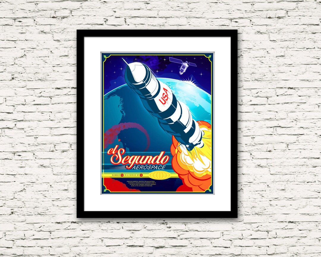 El Segundo California Aerospace Print or Canvas - Etsy