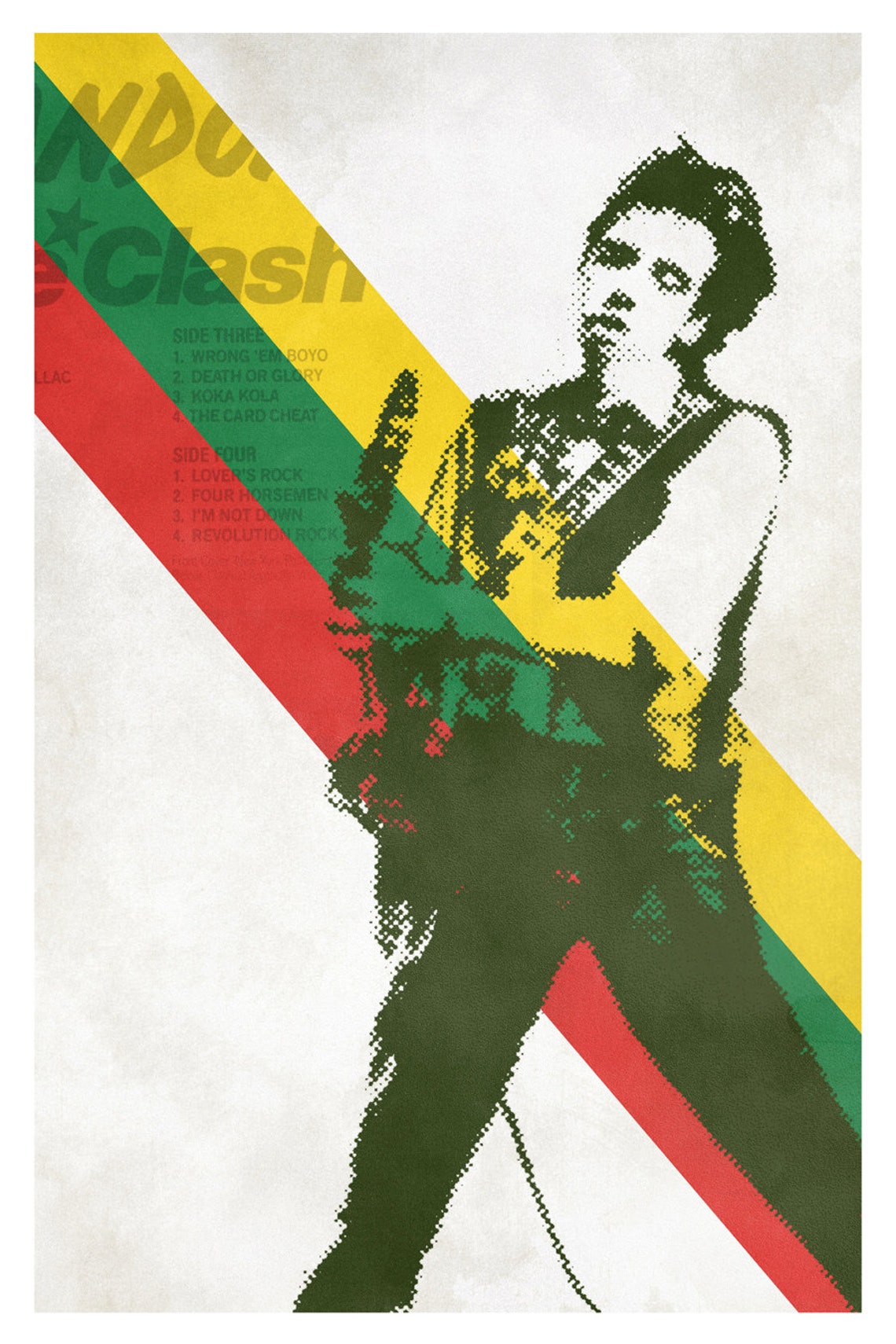 Revolution Rock Poster Series: The Clash Poster Collection All | Etsy