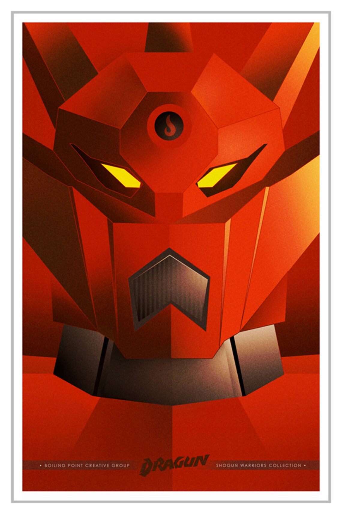 Dragun Shogun Warrior Poster Collection Print or Canvas | Etsy