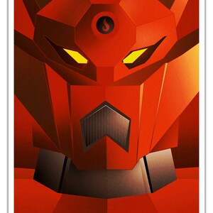 Dragun Shogun Warrior Poster Collection Print or Canvas - Etsy