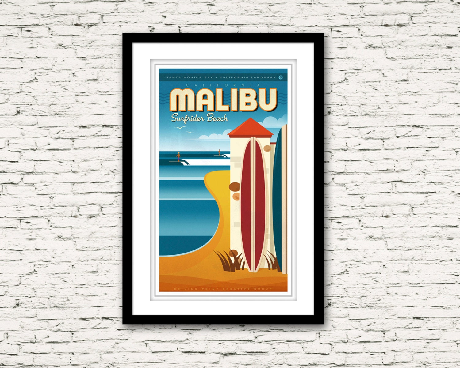Malibu California Print - Etsy