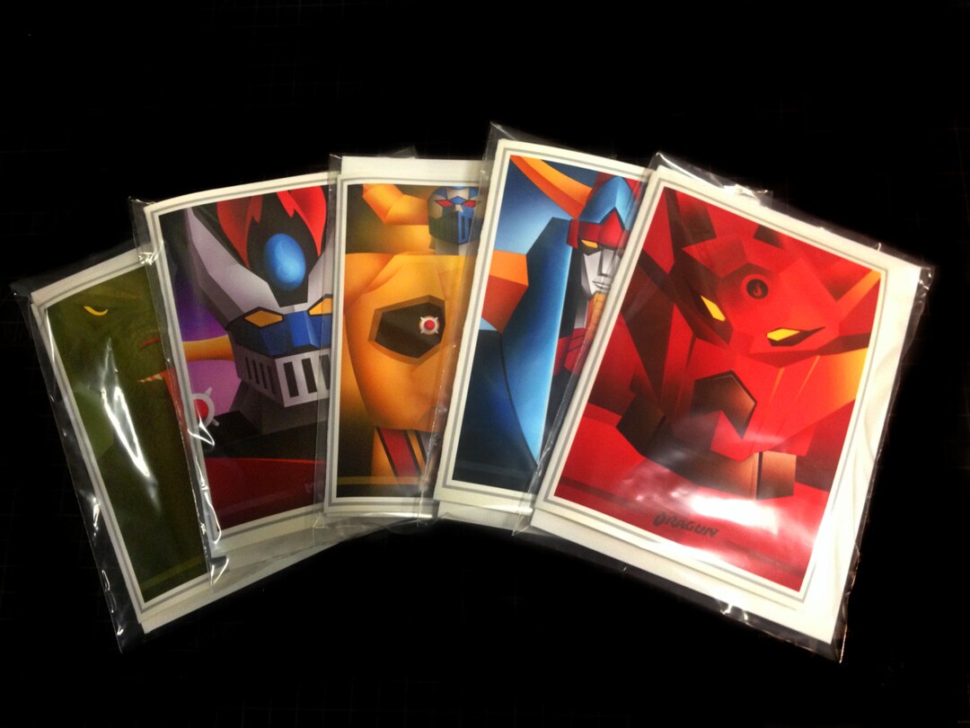 Shogun Warrior Series of Cards - Pack of 5 - Etsy