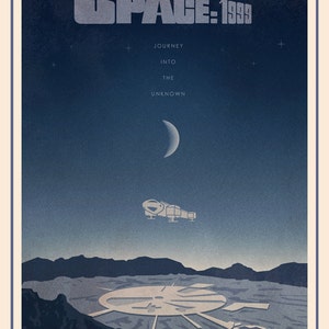 The Space:1999 Poster 70's and 80's Sci Fi Collection Print or Canvas ...