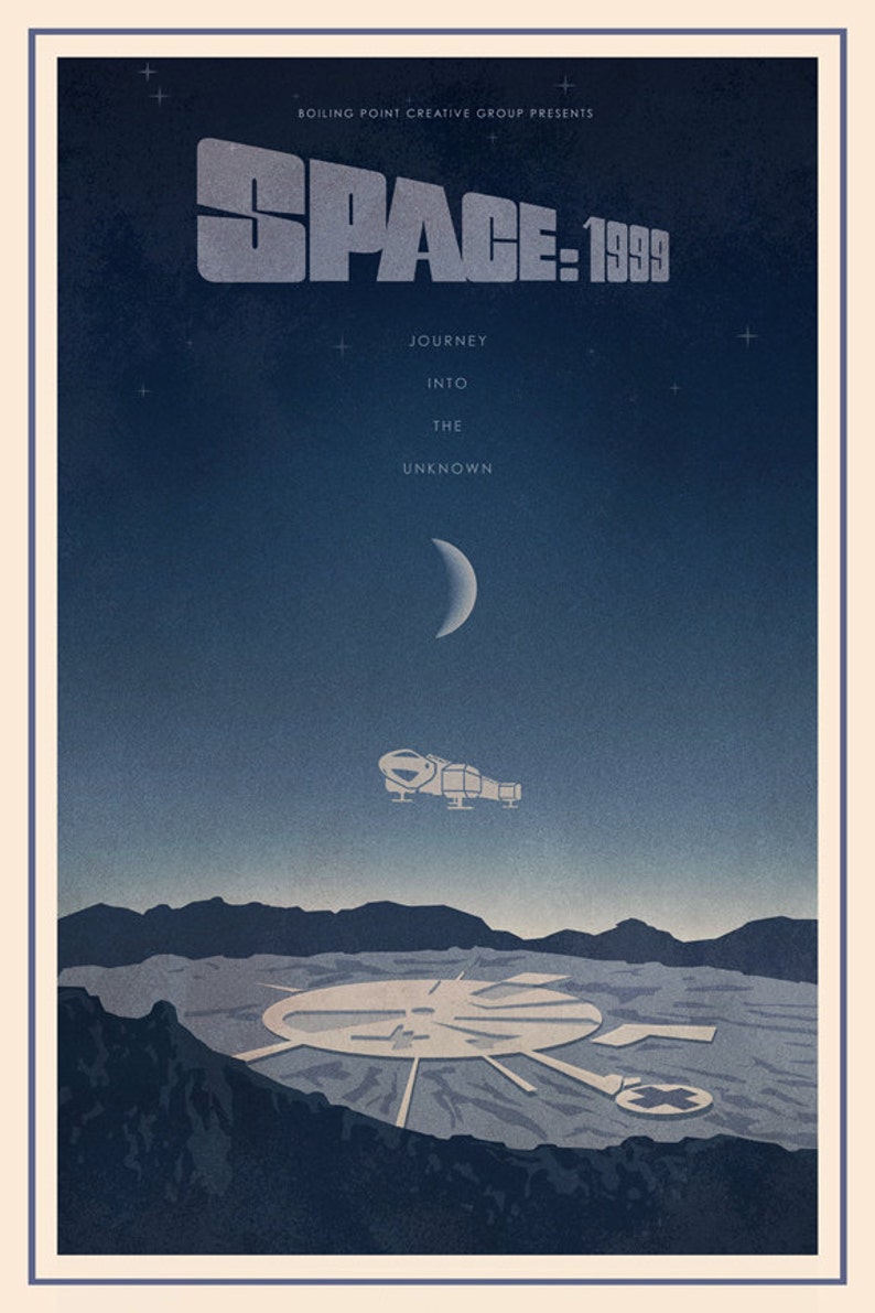 The Space:1999 Poster 70's and 80's Sci Fi Collection Print or Canvas ...
