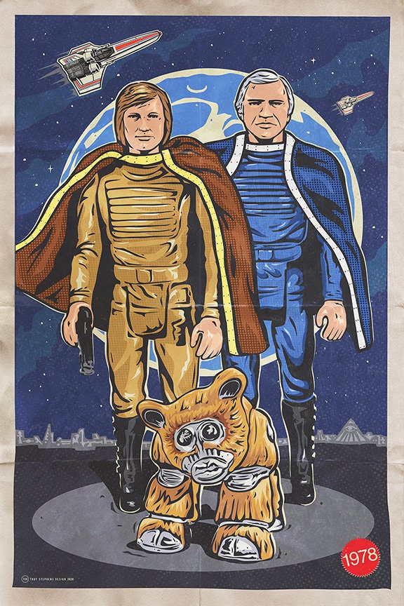 Battlestar Galactica Action Figure Poster Series: the Original 6 ...