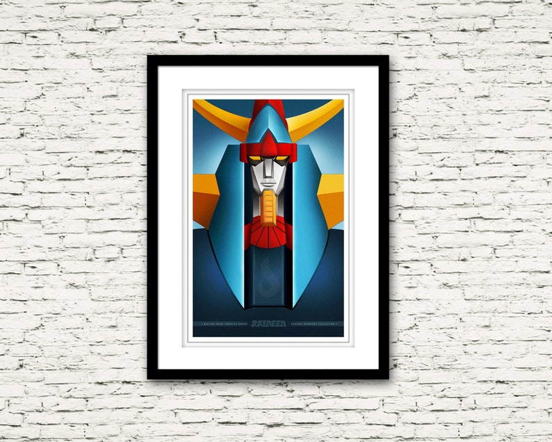 Raydeen Shogun Warrior Poster Collection Print or Canvas - Etsy