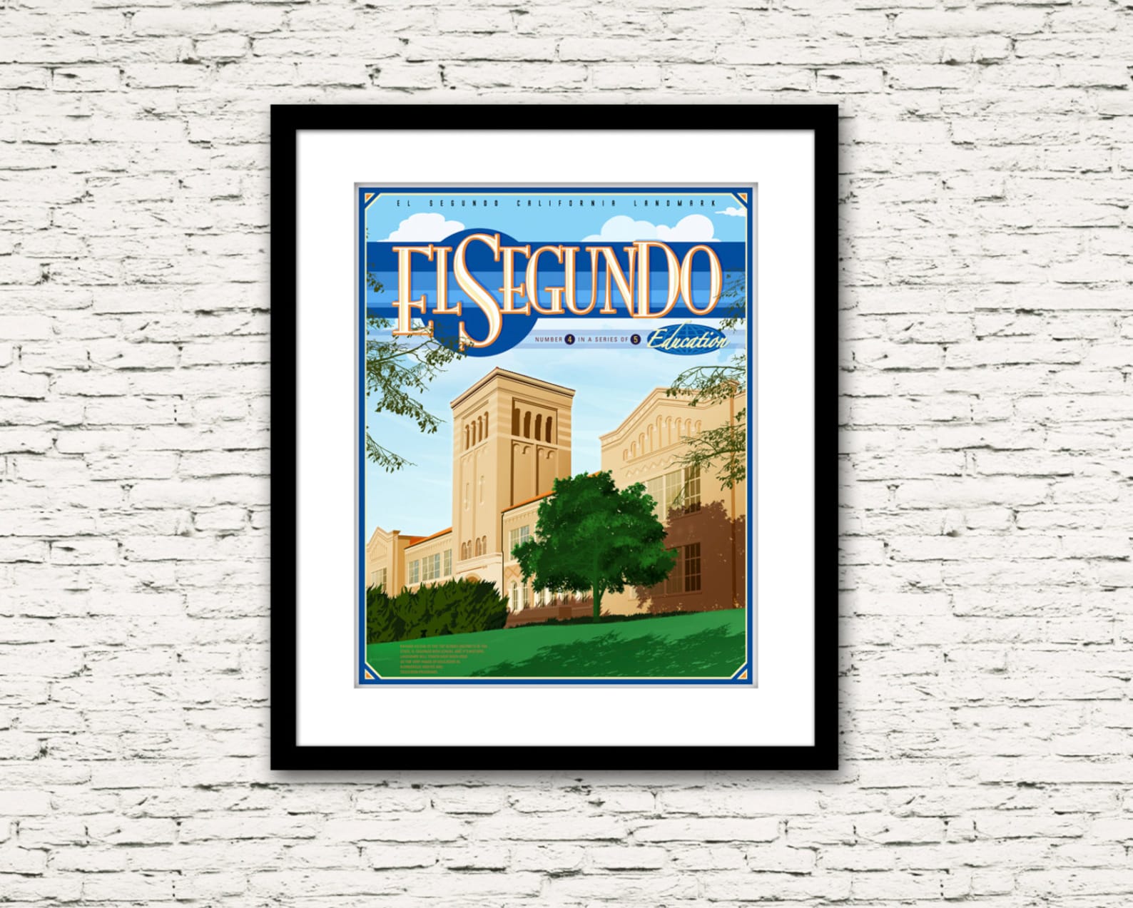 Downtown El Segundo California High School Print or Canvas - Etsy UK