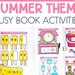 Summer Themed Busy Binder Activity Binder Homeschool - Etsy