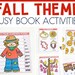 Fall Themed Busy Binder Activity Binder Homeschool - Etsy