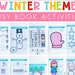 Winter Themed Busy Binder Activity Binder Homeschool | Etsy