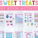 Sweet Treats Themed Busy Binder Activity Binder Homeschool | Etsy