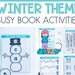 Winter Themed Busy Binder Activity Binder Homeschool - Etsy
