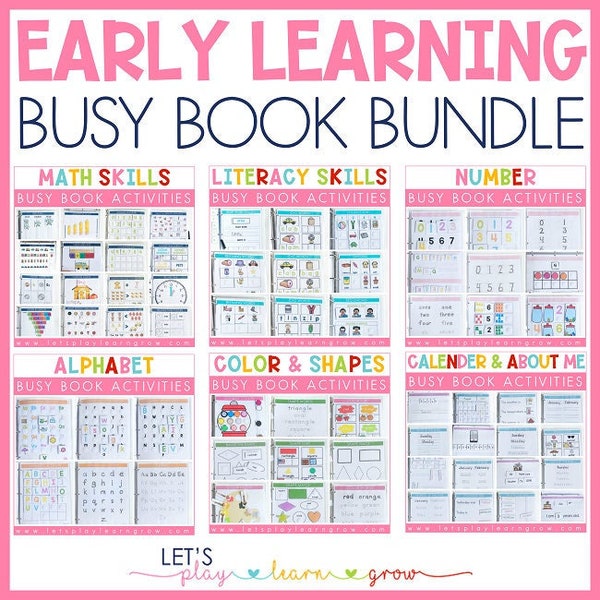 Preschool Learning Binder - Etsy