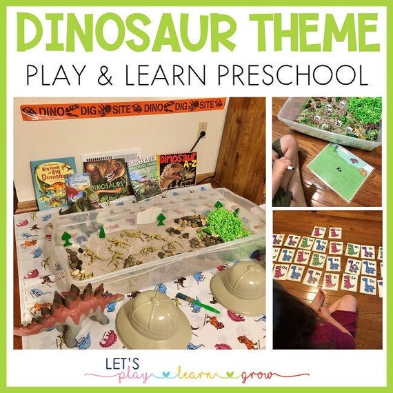 Dinosaur Preschool Dinosaur Unit Dinosaur Preschool Unit - Etsy