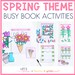 Spring Themed Busy Binder, Activity Binder, Homeschool, Preschool ...