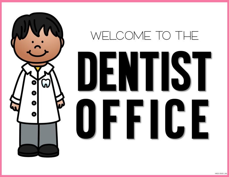 Dentist Office Dramatic Play Center Kit: Preschool Pretend Play - Etsy