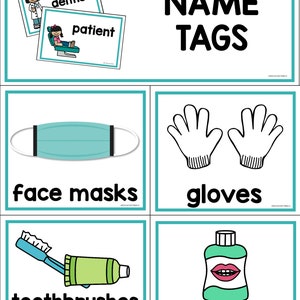 Dentist Office Dramatic Play Center Kit: Preschool Pretend Play - Etsy