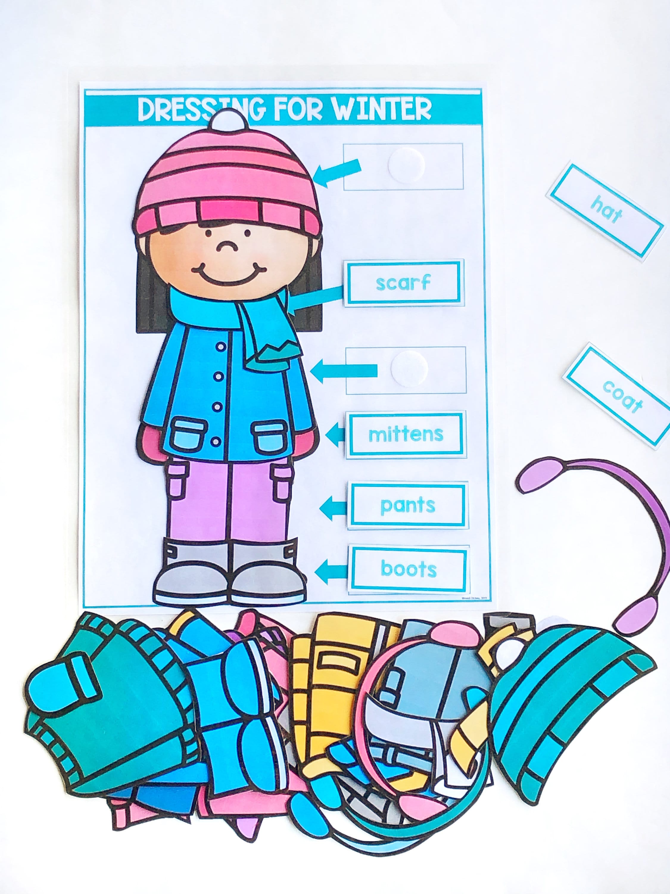 Winter Themed Busy Binder Activity Binder Homeschool | Etsy