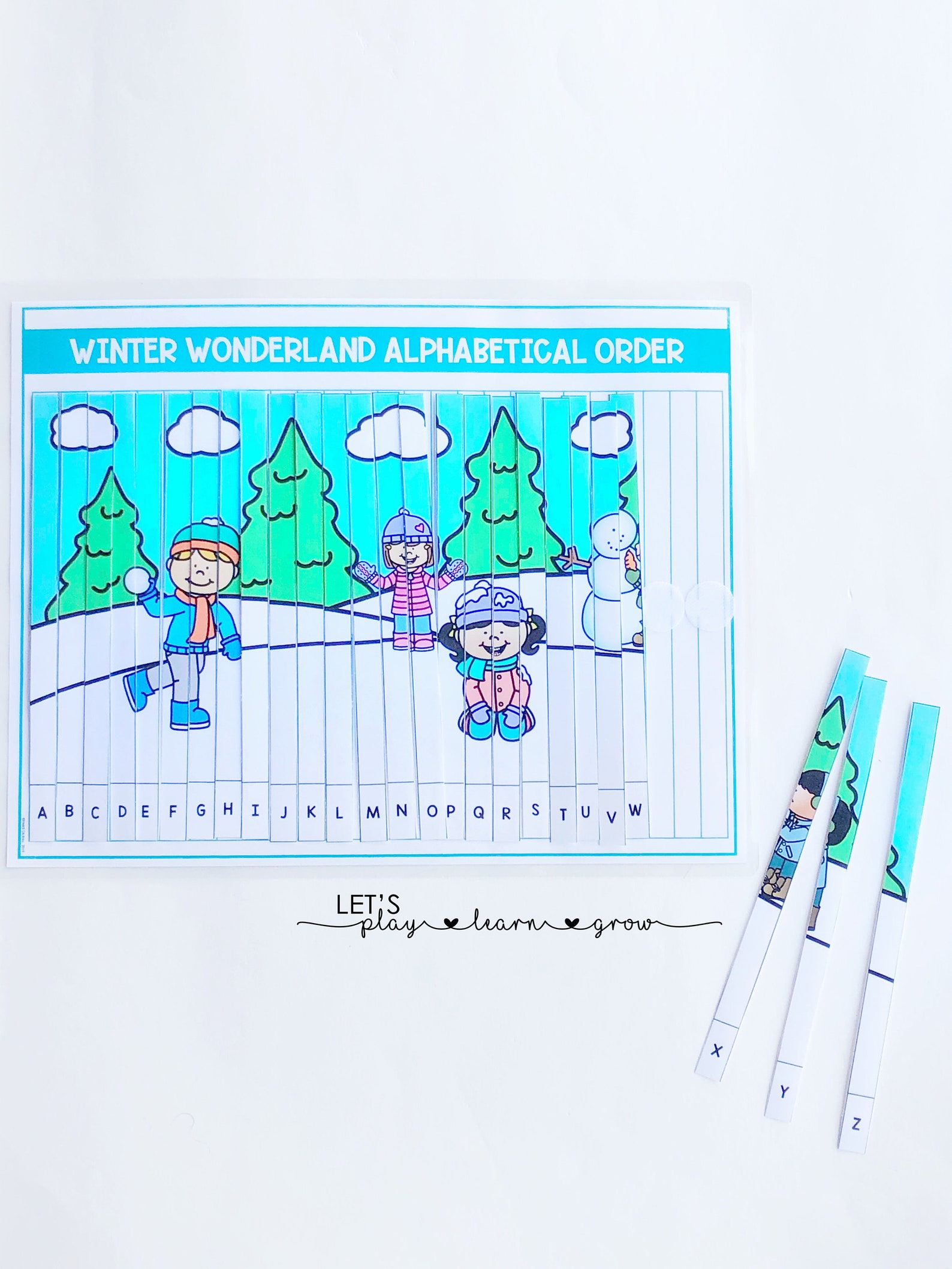 Winter Themed Busy Binder Activity Binder Homeschool | Etsy