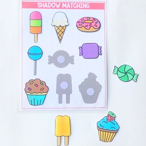 Sweet Treats Themed Busy Binder, Activity Binder, Homeschool, Preschool ...