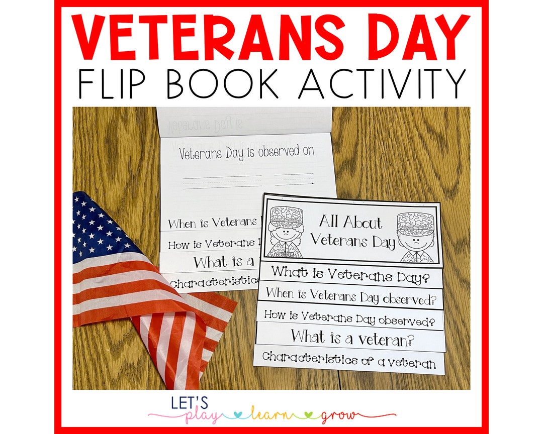 Veterans Day Flip Book | Veterans Unit Study | Patriotic | | Unit Study ...