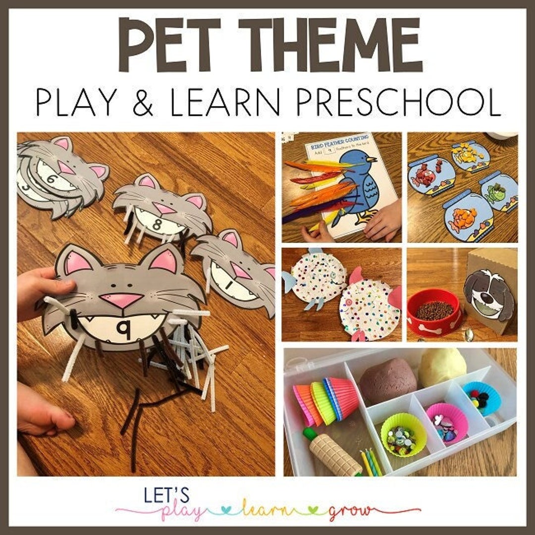 Pet Preschool Pet Theme Pet Theme Activities Pet - Etsy