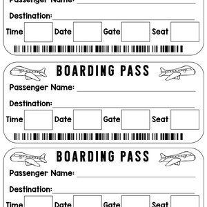 Airport Dramatic Play, Dramatic Play Center Kit, Airplane Pretend Play ...