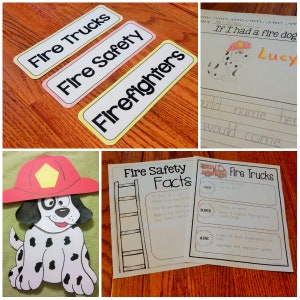 Fire Safety Thematic Unit: Homeschool Activities - Etsy