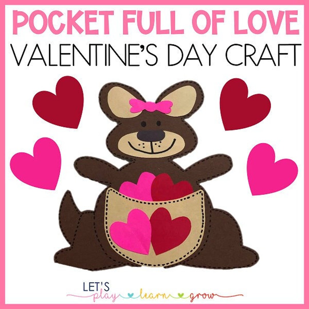 Valentine's Day Craft Valentine's Day Craft Pack for - Etsy