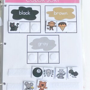 Color Sorting Worksheets, Color Sorting, Sorting Games, Color Games ...