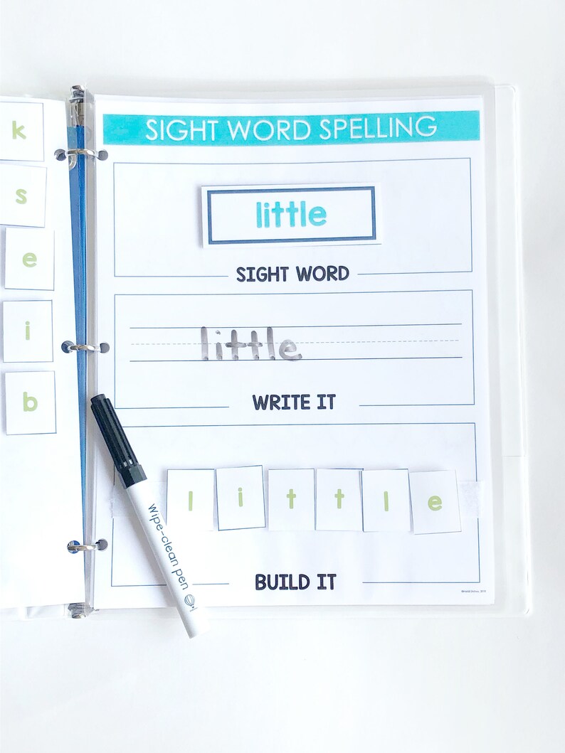 Literacy Activities Binder Activity Binder Printables - Etsy