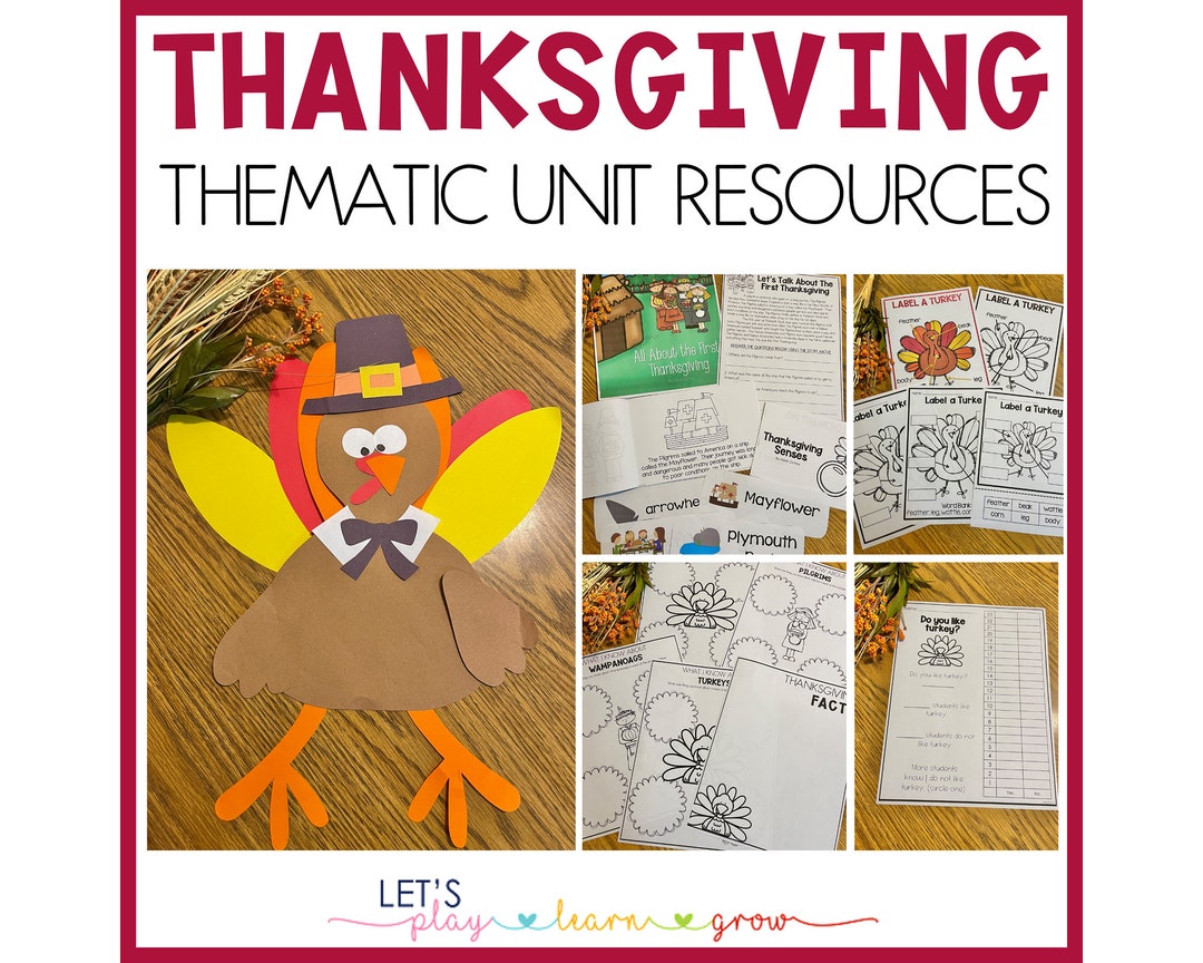 Thanksgiving Thematic Unit | Thanksgiving Unit Study | the First ...