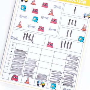Construction Themed Busy Binder, Activity Binder, Homeschool, Preschool ...