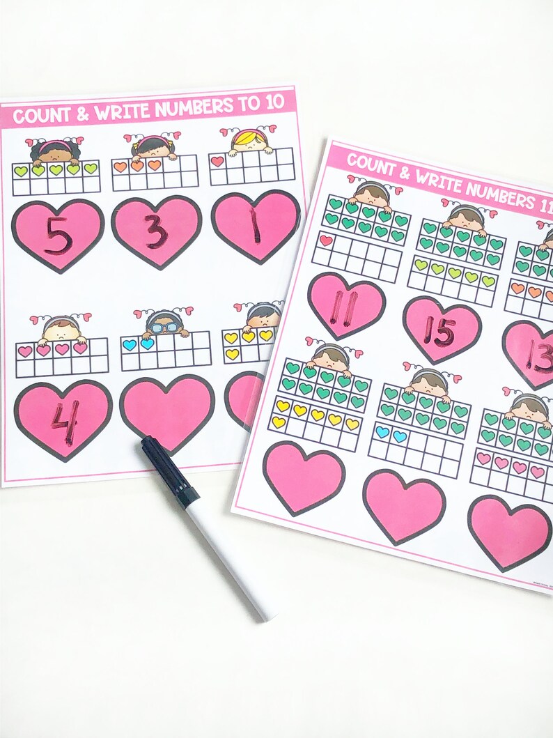 Valentine's Day Themed Busy Book Activity Binder | Etsy