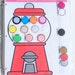 Gumball Color Matching Busy Book: Preschool Learning (digital Download ...