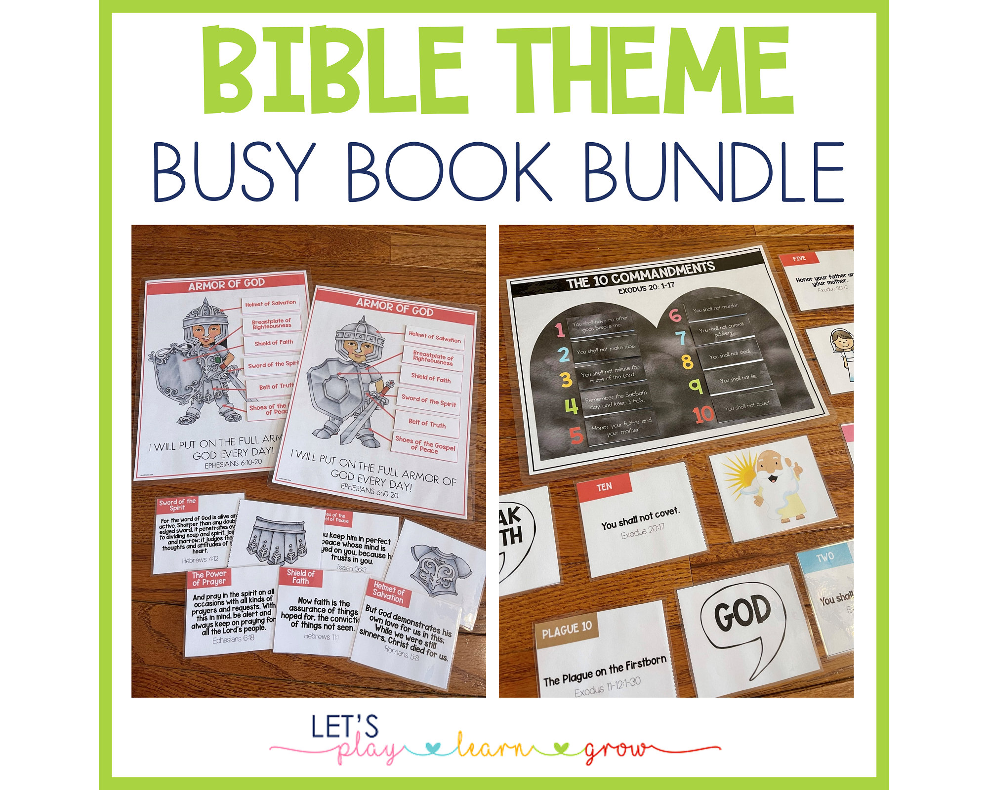 Bible Busy Binder Bundle: Bible Stories & Lessons (printable) - Etsy